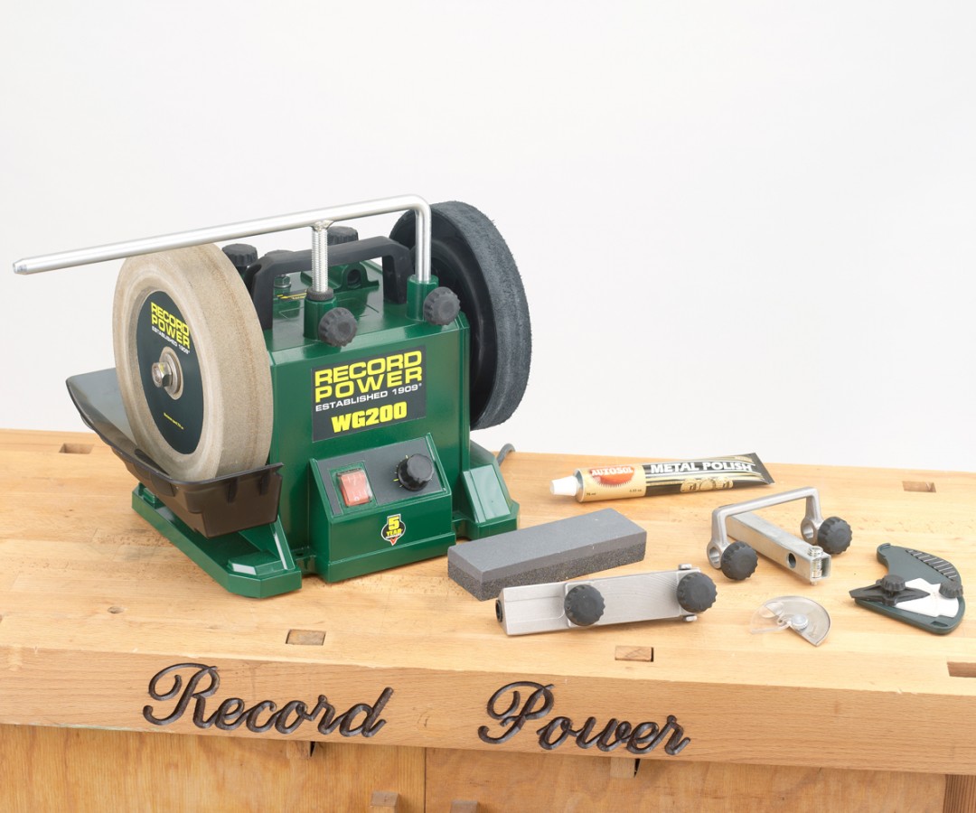 Webshop Drechseln - RECORD POWER WG 200 Nass-Schleifer